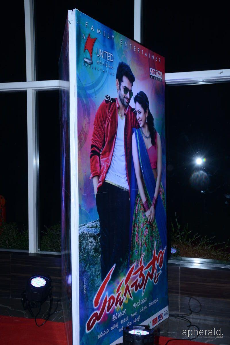 Pandaga Chesuko Hoardings At Audio Launch