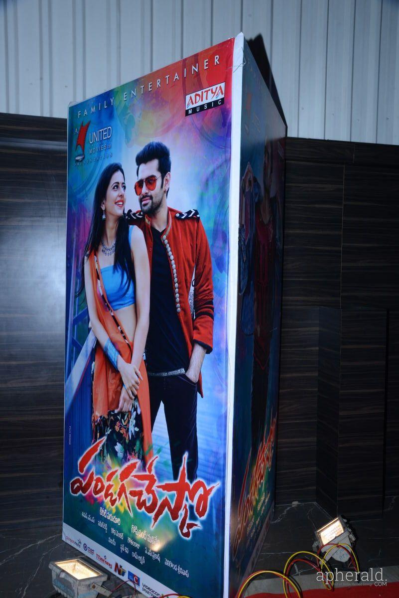 Pandaga Chesuko Hoardings At Audio Launch