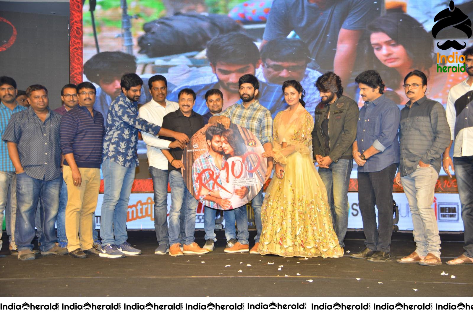 Payal Rajput Hot Navel Show during RX100 Event Throwback Ph