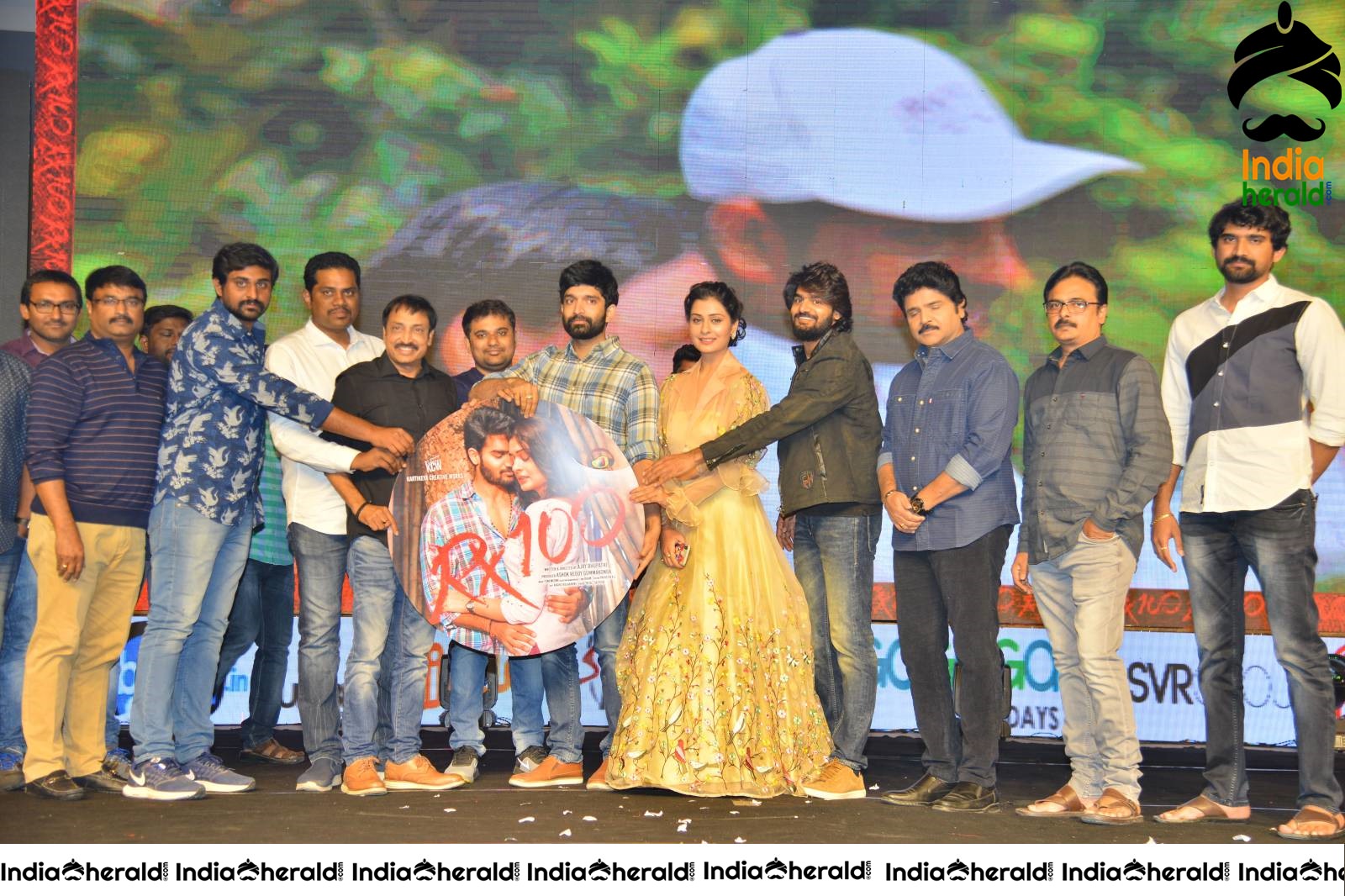 Payal Rajput Hot Navel Show during RX100 Event Throwback Ph