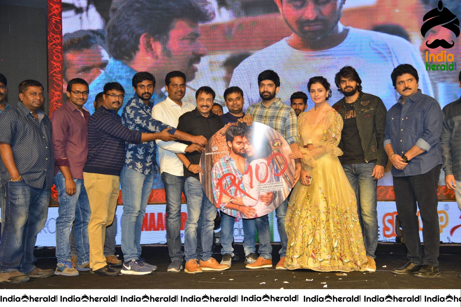 Payal Rajput Hot Navel Show during RX100 Event Throwback Ph