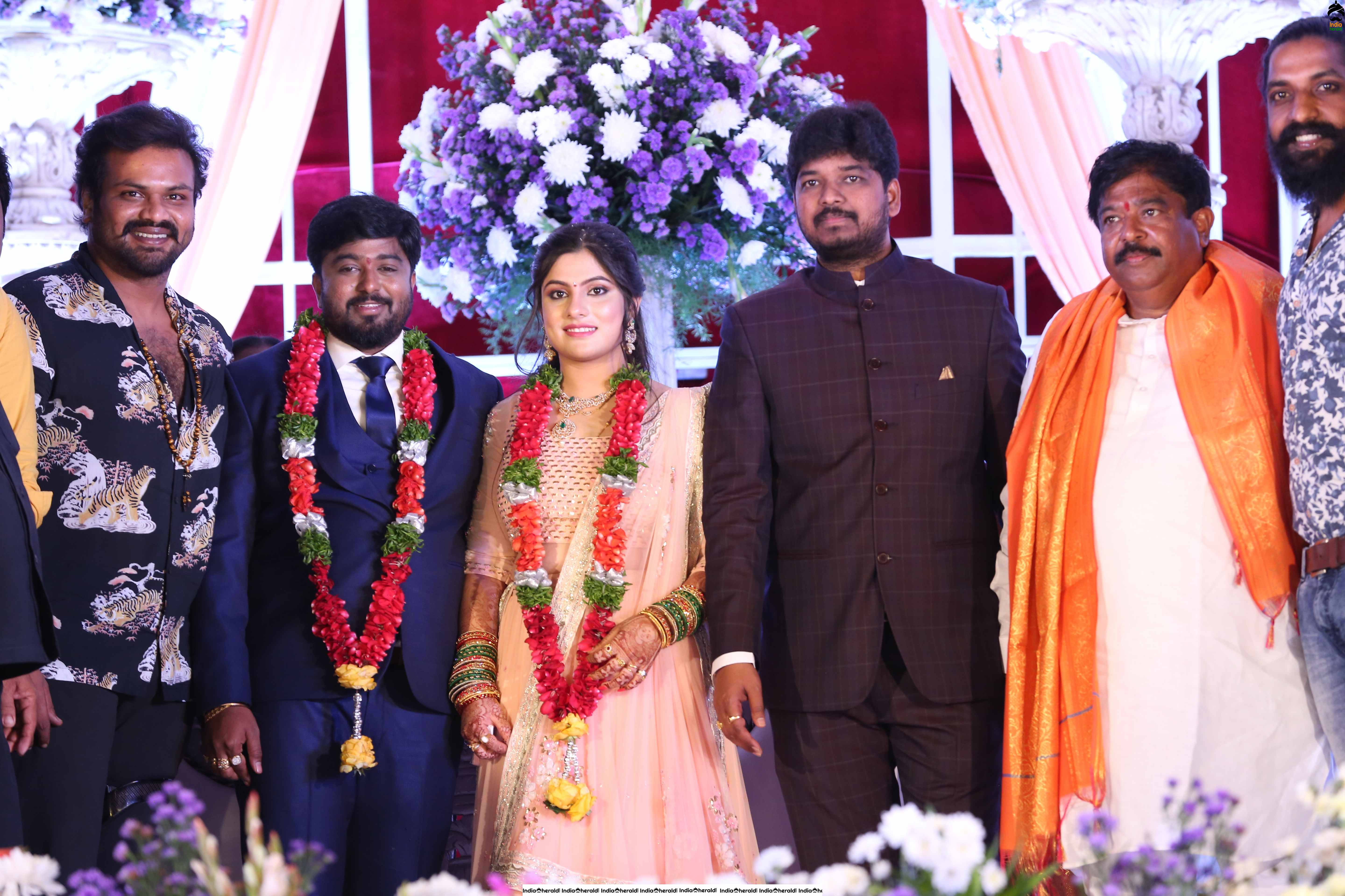Praveen Kumar Yadav and Mahitha Shree Wedding Reception Set