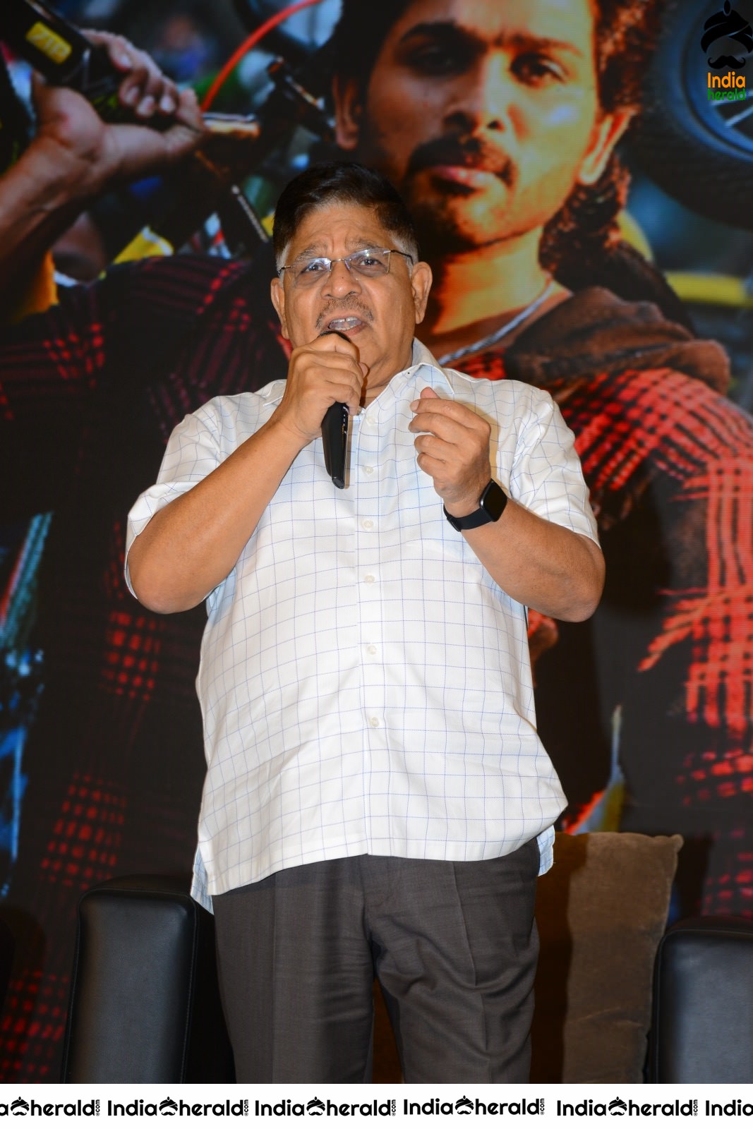 Producer Allu Aravind Latest Stills from AV Success meet Se