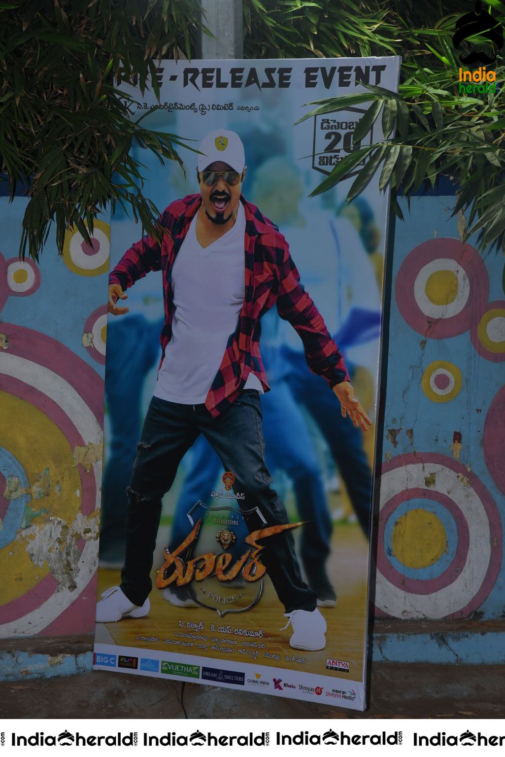 Ruler Movie Pre Release Event Hoardings Set 1