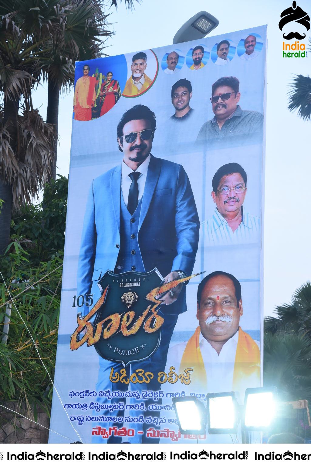 Ruler Movie Pre Release Event Hoardings Set 1
