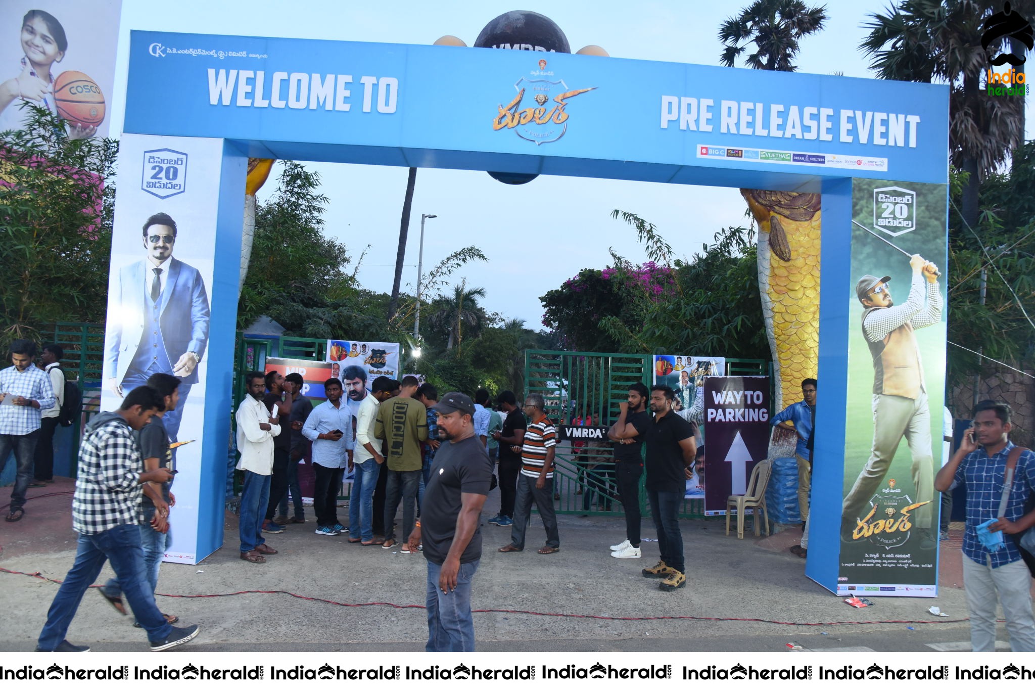 Ruler Movie Pre Release Event Hoardings Set 1