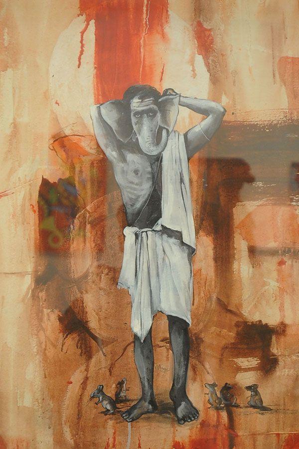 Lord Ganesha Painting Exhibition photos