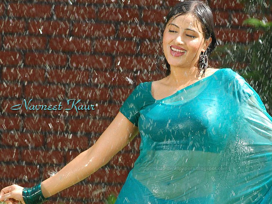 South Indian Beauties Sizzling in Rain Photos