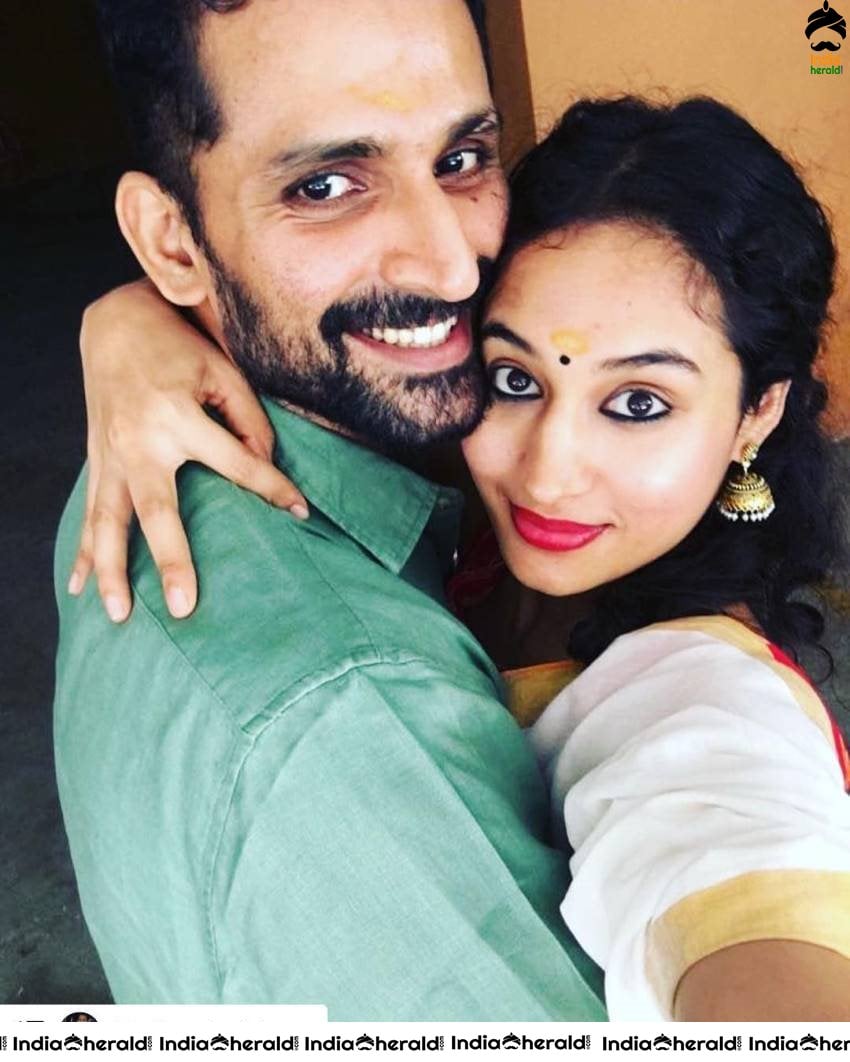 Pooja Ramachandran and John Kokken Unseen Romantic Hot Phot