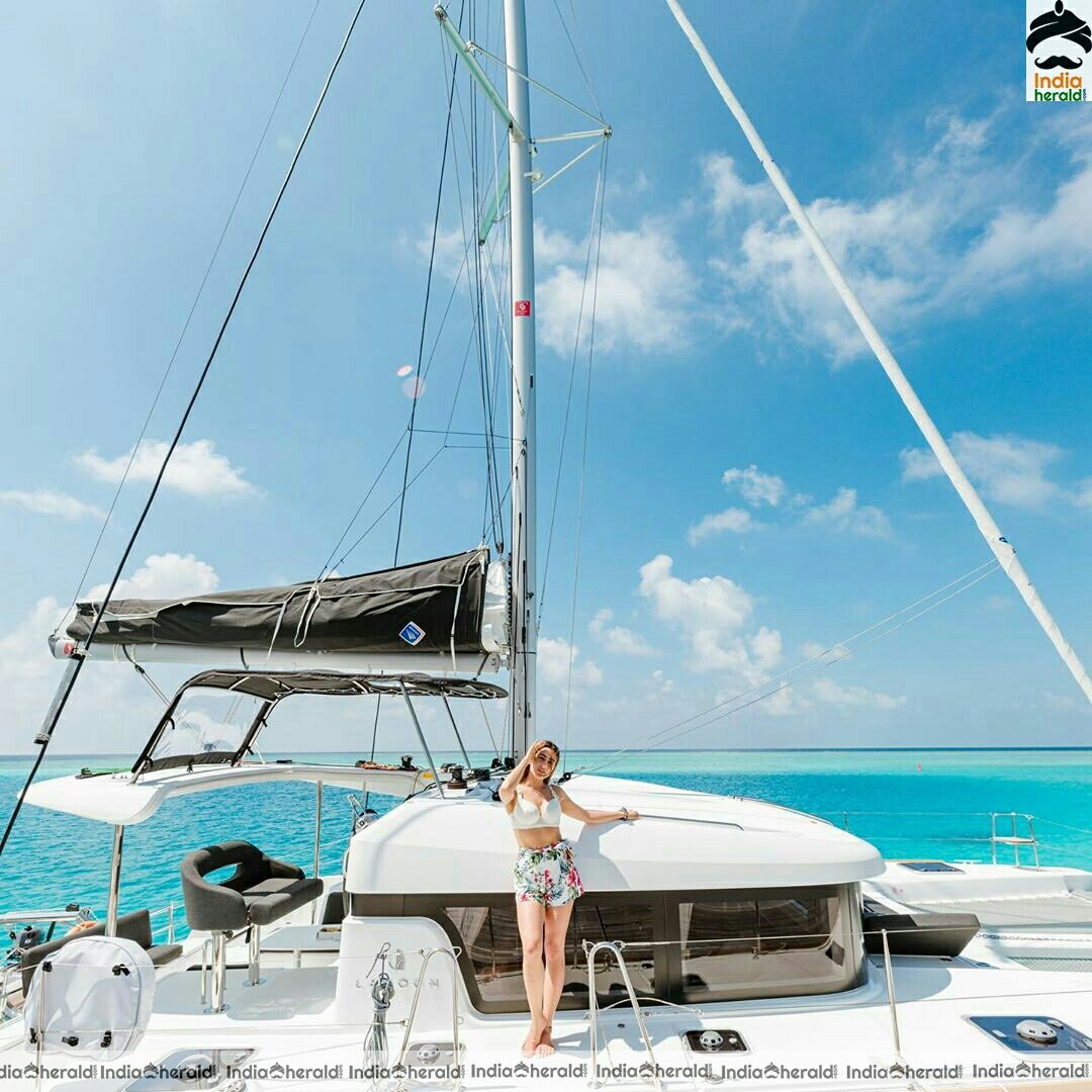 Sara Ali Khan Latest White Bikini Stills