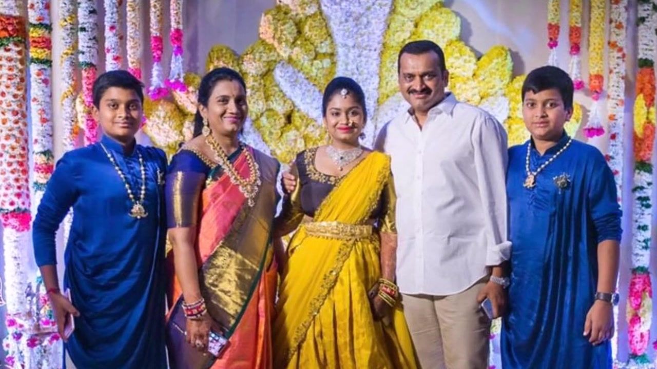 Bandla Ganesh Daughter Janani Half saree Ceremony Photos