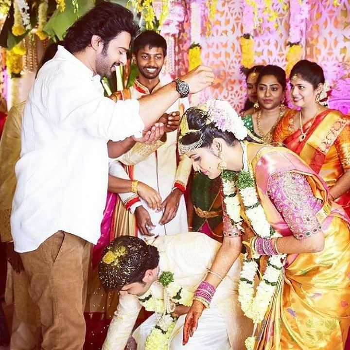 Prabhas Latest Photos from a Marriage Function
