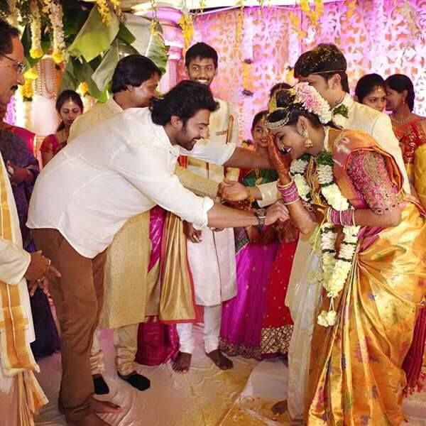 Prabhas Latest Photos from a Marriage Function