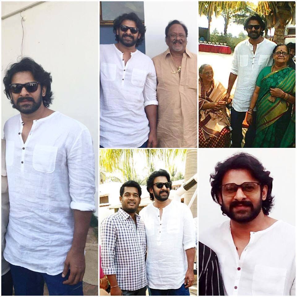 Prabhas Latest Stills with Family Members