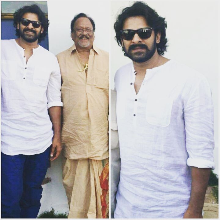 Prabhas Latest Stills with Family Members