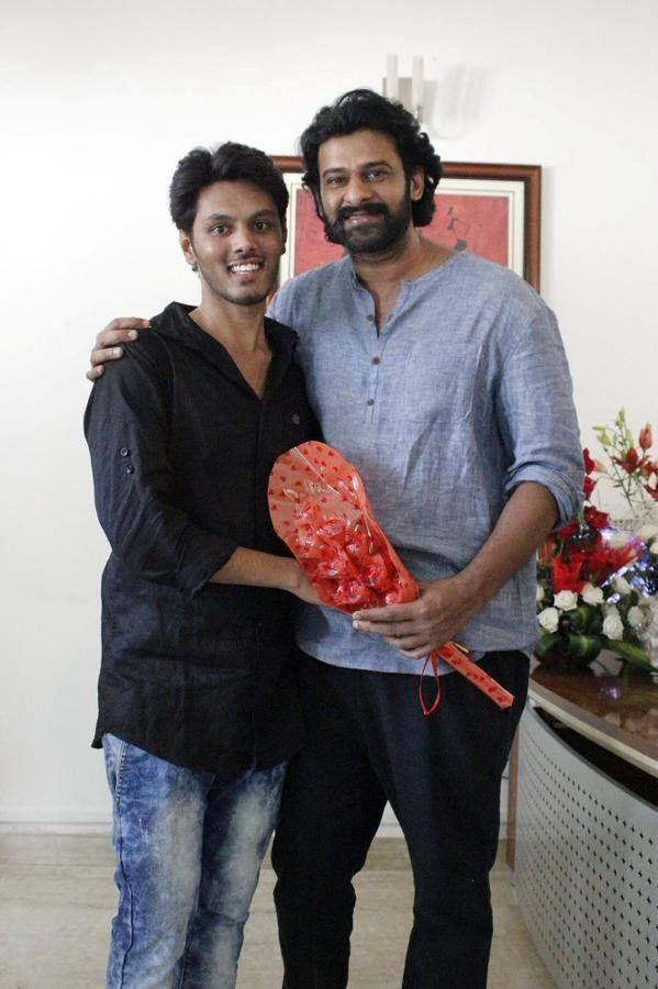 Prabhas with Fans Latest Rare Pics