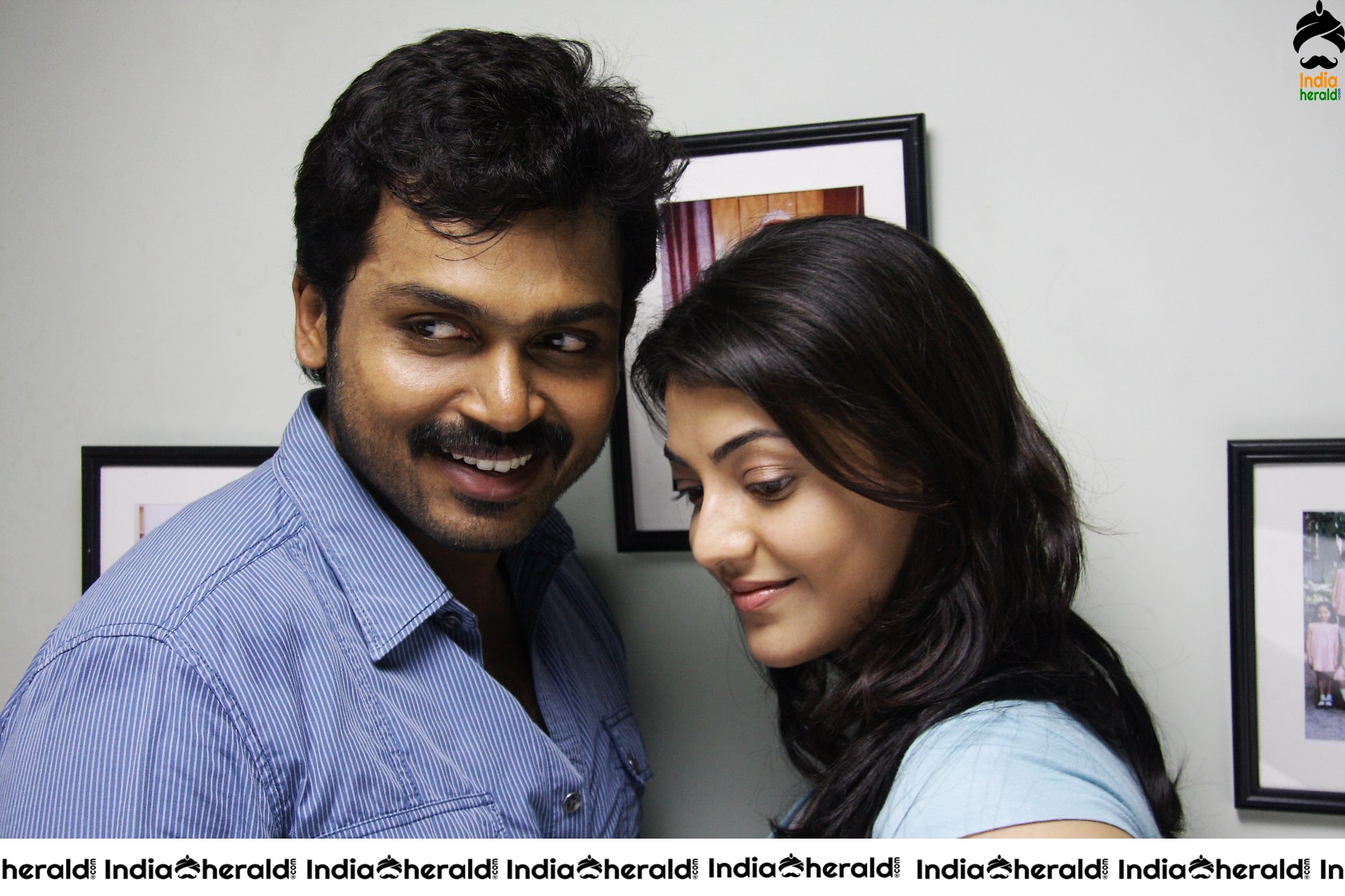 Unseen Rare Hot Kajal Aggarwal and Karthi Photos from Naan