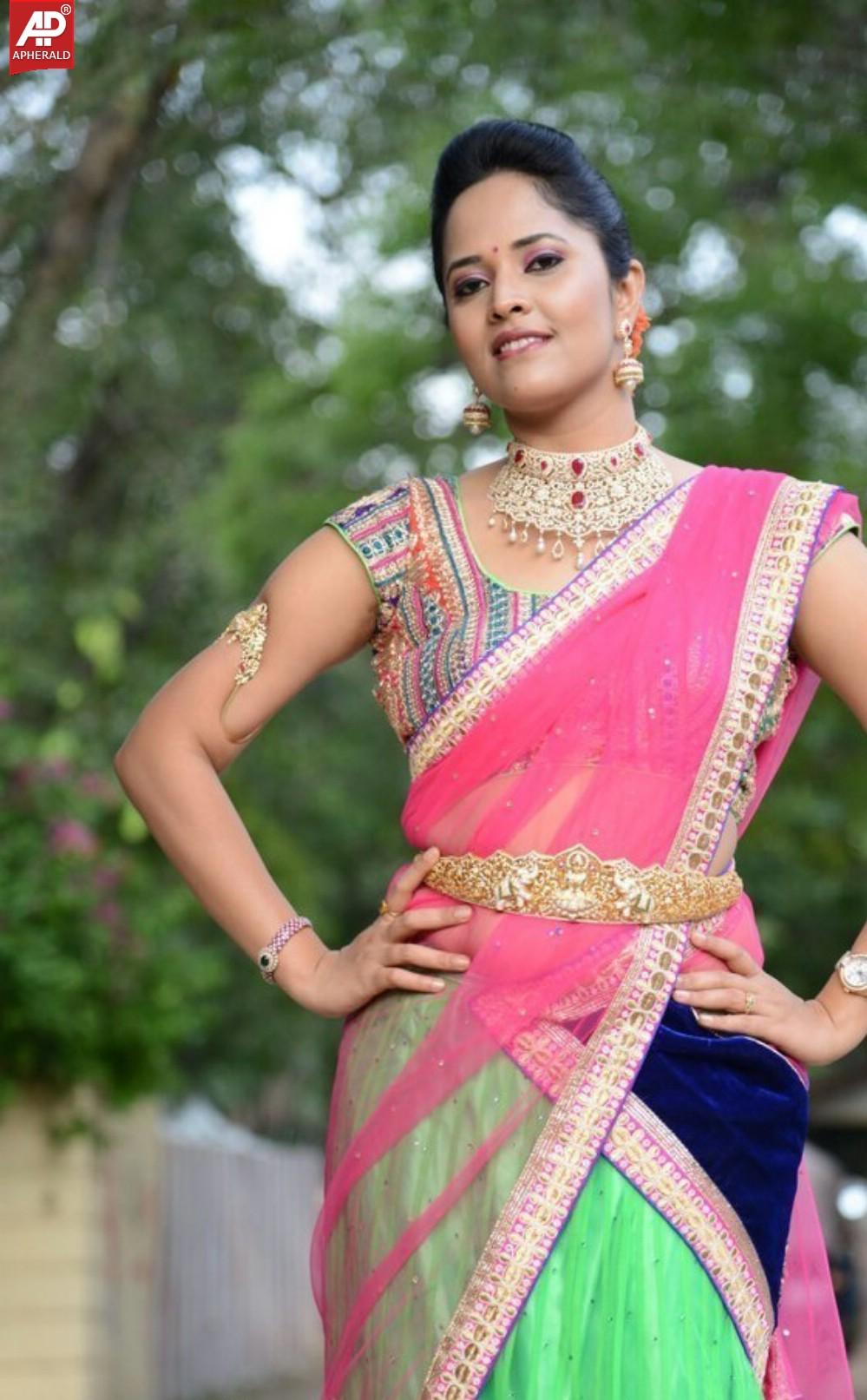 Anasuya Latest Saree Stills