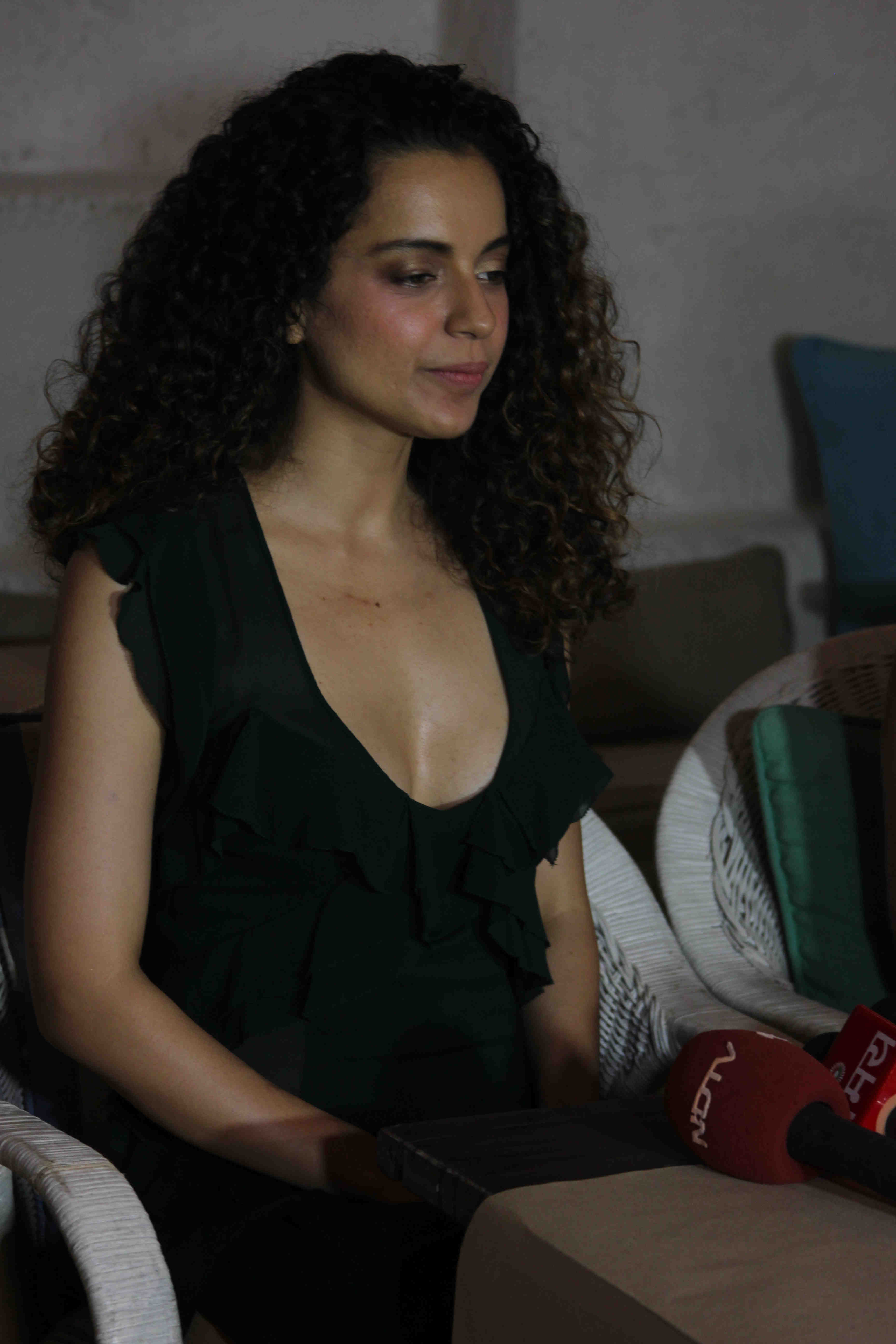 Kangna Ranaut at the Promotions of A Small World