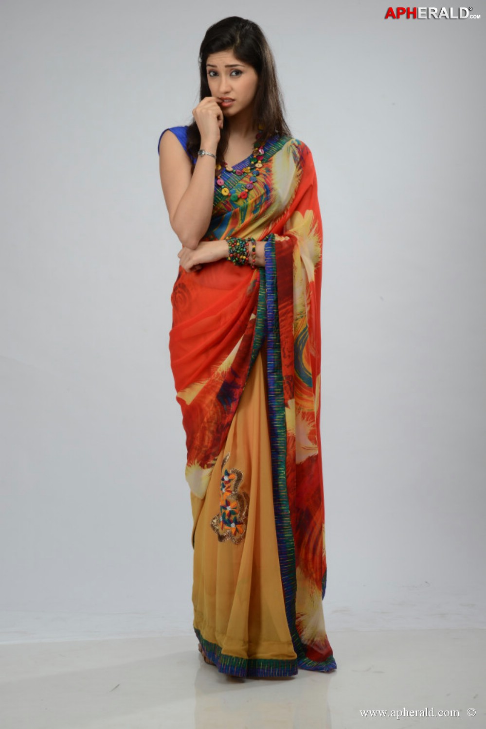Tanvi Vyas In Red Saree