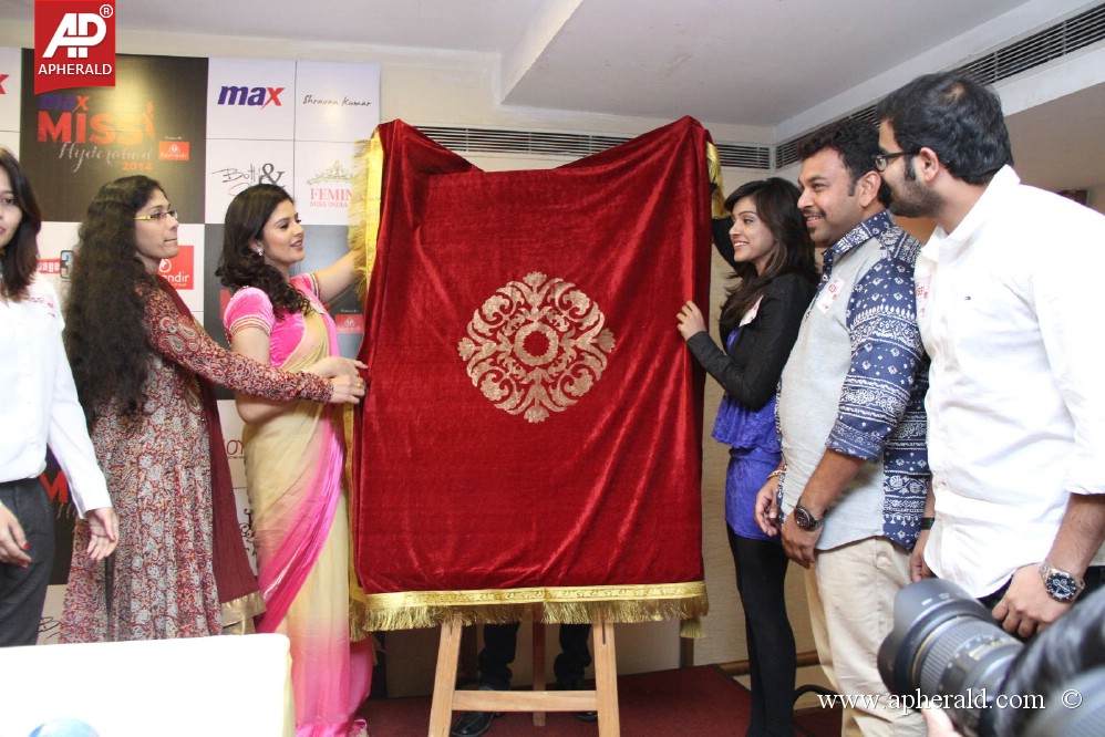 Max Miss Hyderabad 2014 Poster Launch