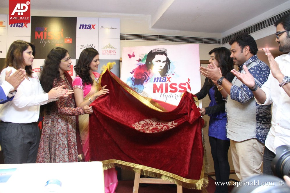 Max Miss Hyderabad 2014 Poster Launch