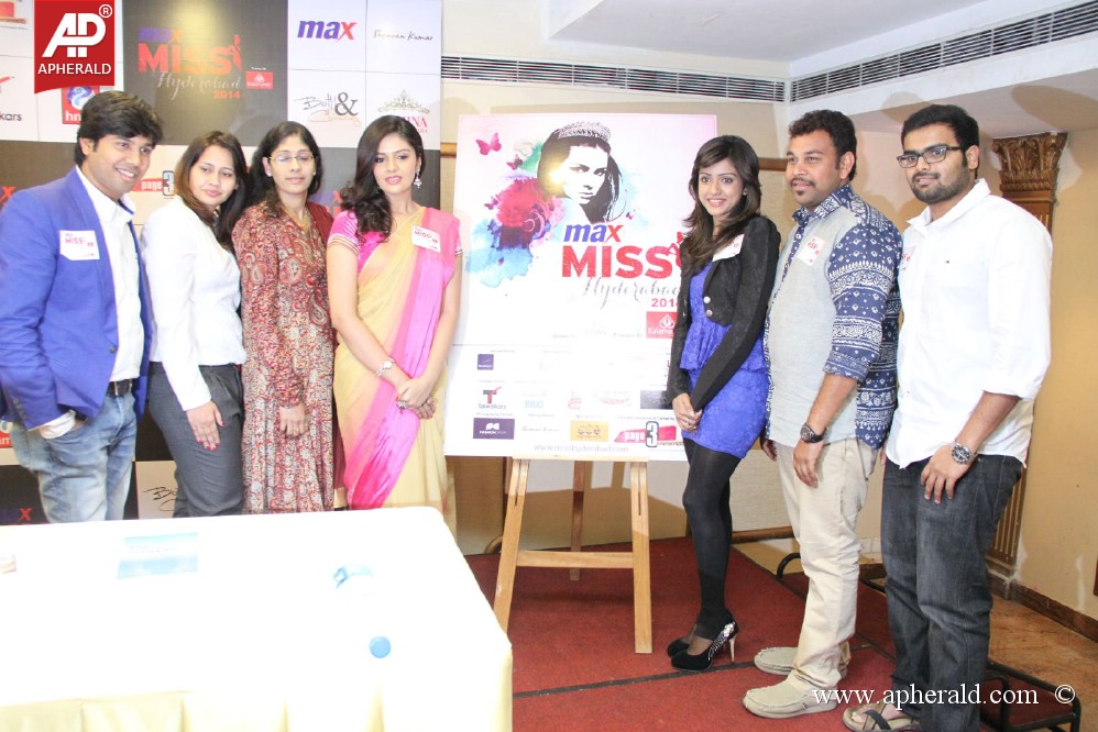 Max Miss Hyderabad 2014 Poster Launch