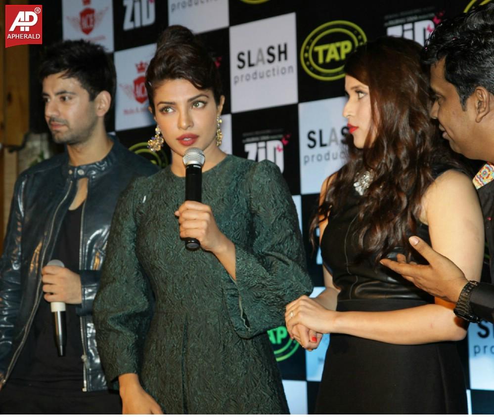 Priyanka Chopra At Music Success Party of Mannara s Zid
