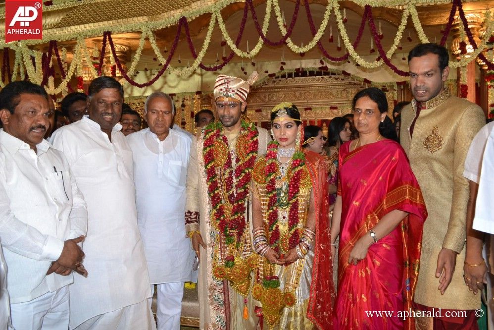 Sabitha Indra Reddy Son Marriage Stills