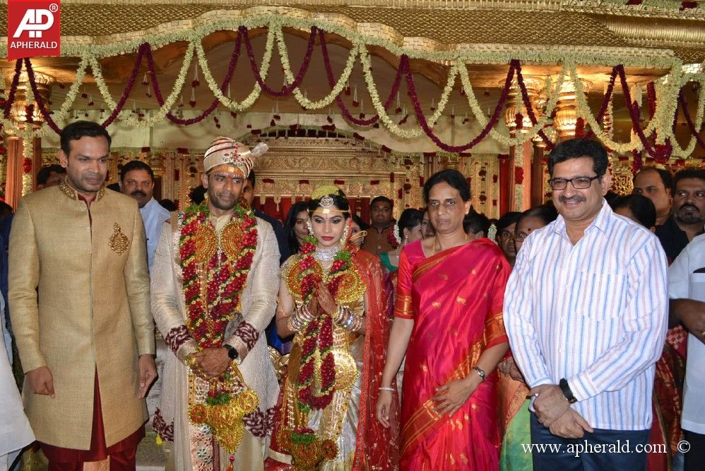 Sabitha Indra Reddy Son Marriage Stills