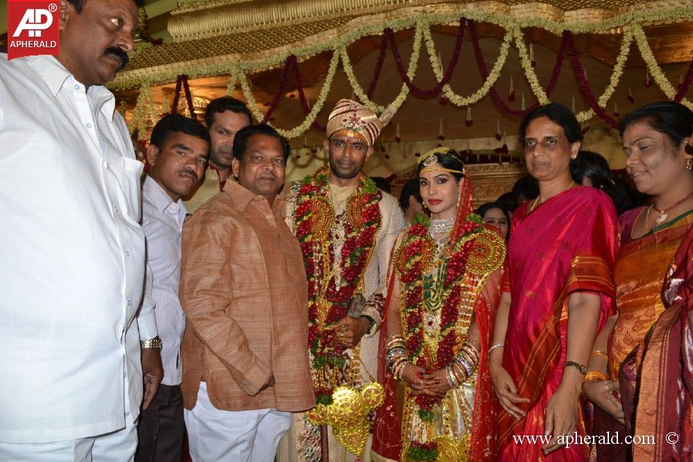 Sabitha Indra Reddy Son Marriage Stills