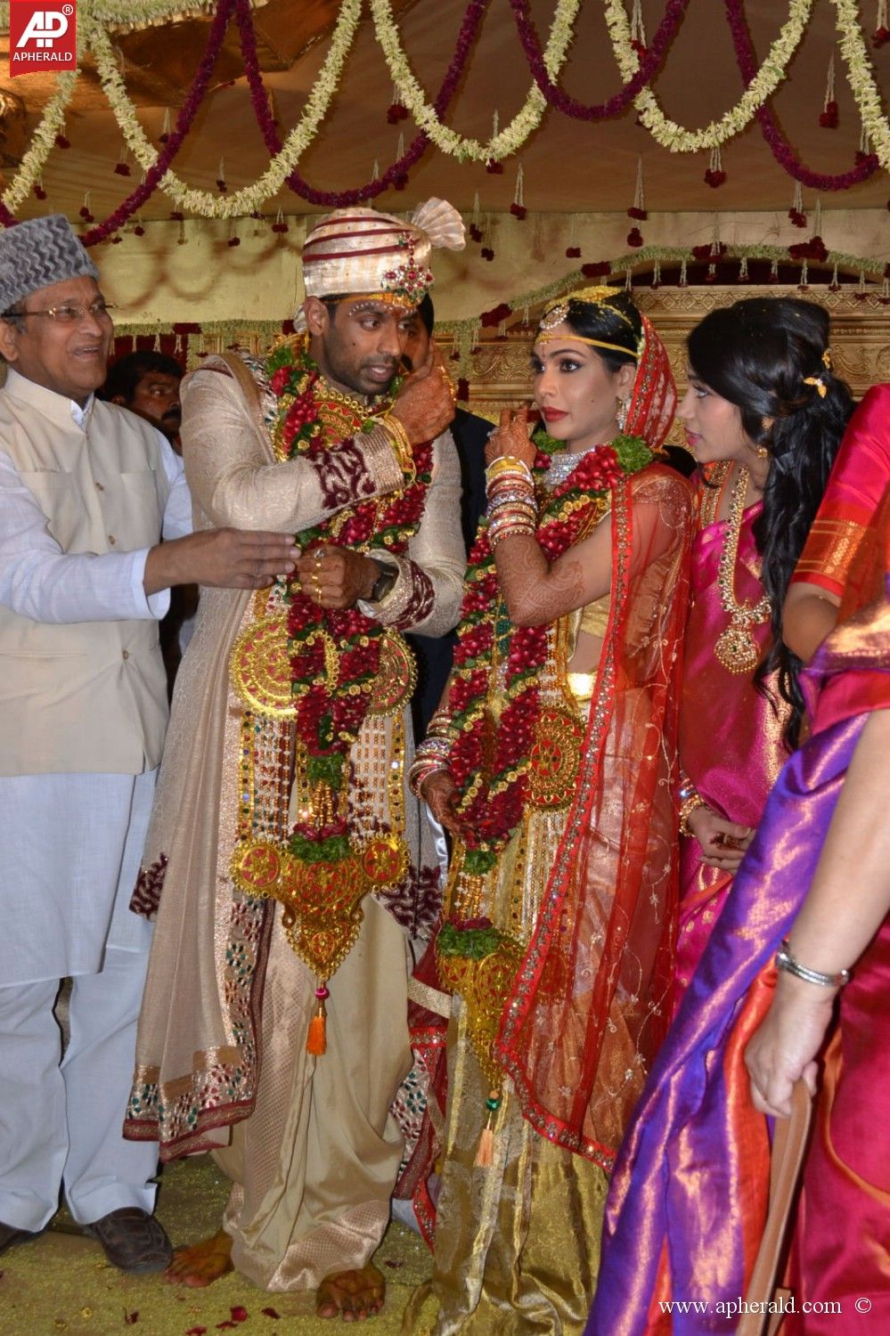 Sabitha Indra Reddy Son Marriage Stills