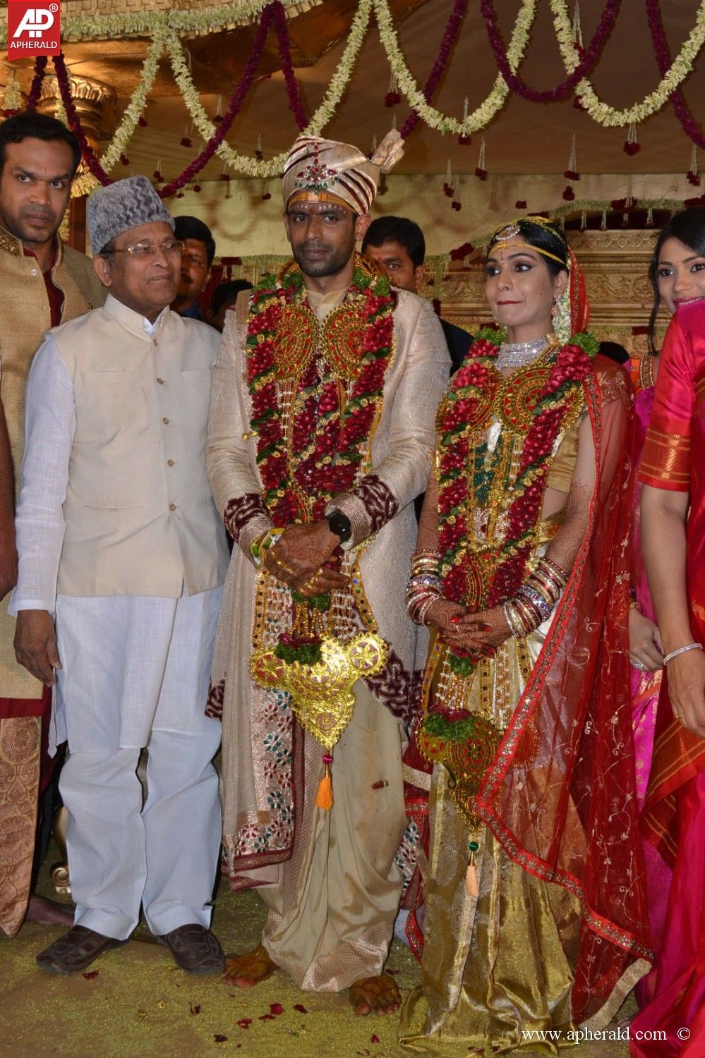 Sabitha Indra Reddy Son Marriage Stills