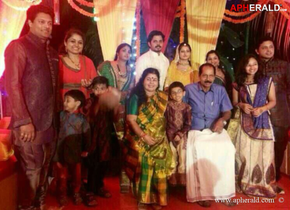 sreesanth marriage reception pics