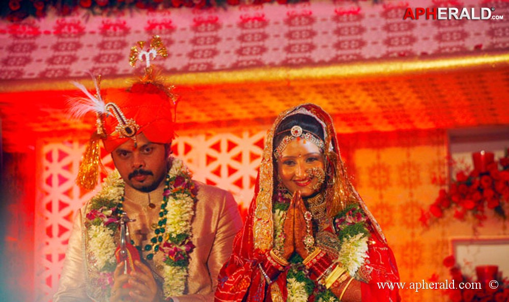 sreesanth marriage reception pics