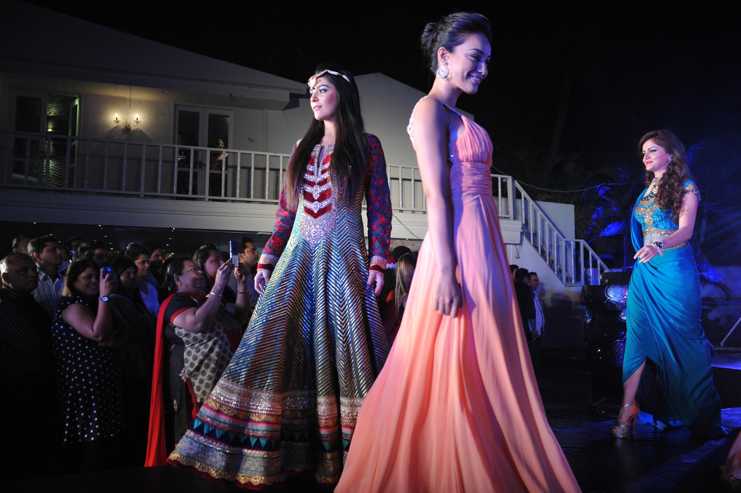 TV Actresses Walk The Ramp at The Launch of Telly Calendar