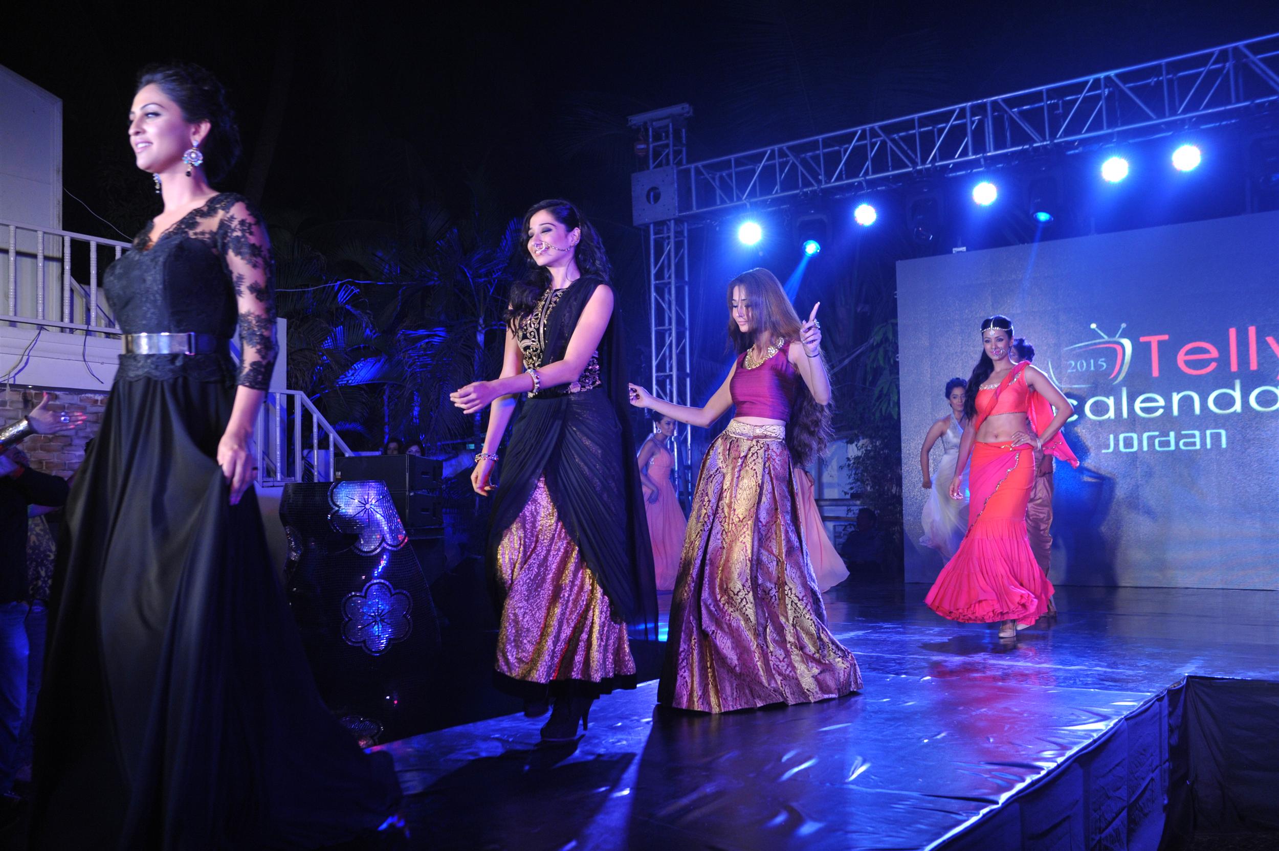 TV Actresses Walk The Ramp at The Launch of Telly Calendar