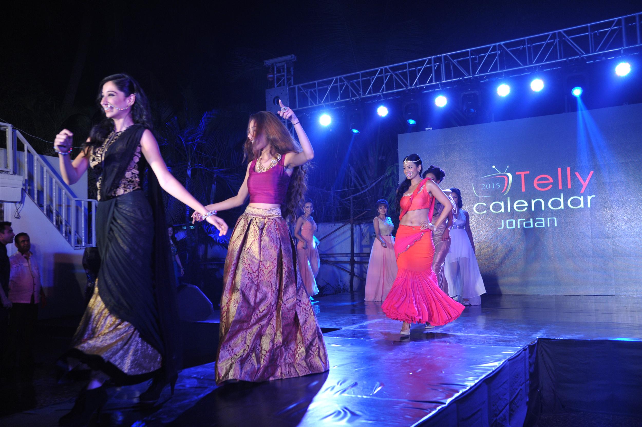 TV Actresses Walk The Ramp at The Launch of Telly Calendar