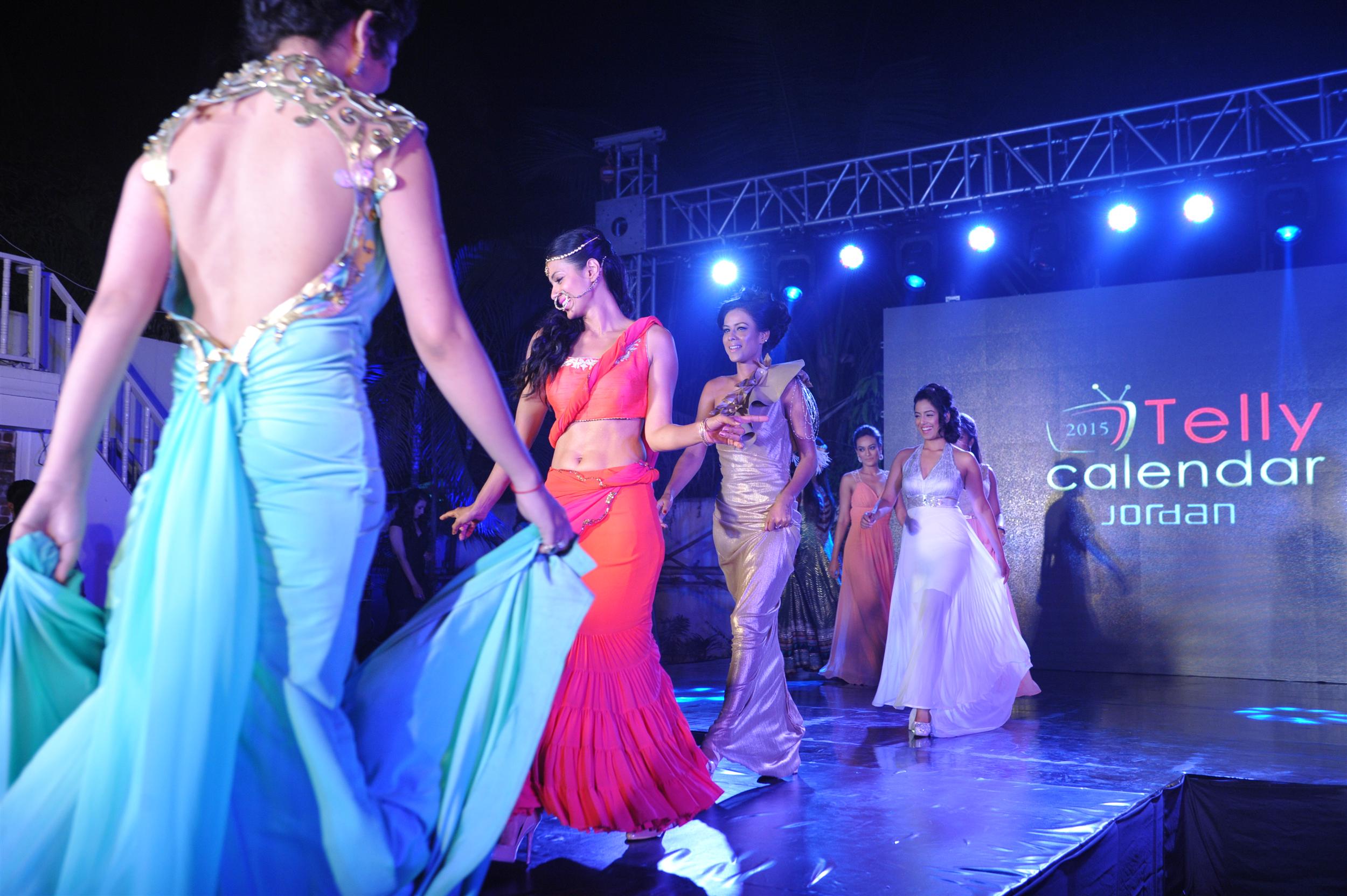 TV Actresses Walk The Ramp at The Launch of Telly Calendar