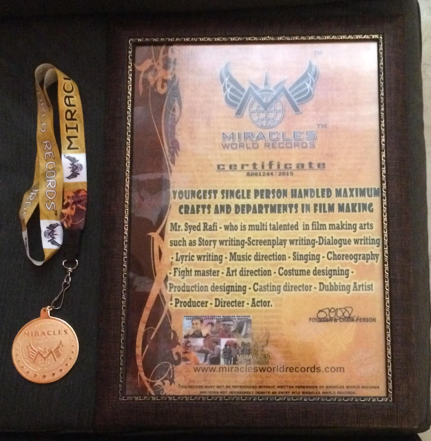 World Record Syed Rafi