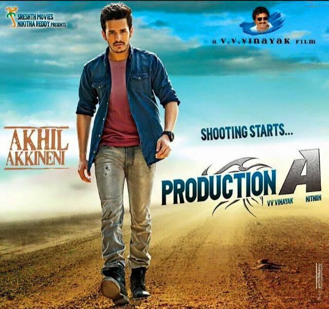 Akhil Akkineni Movie First Look Posters