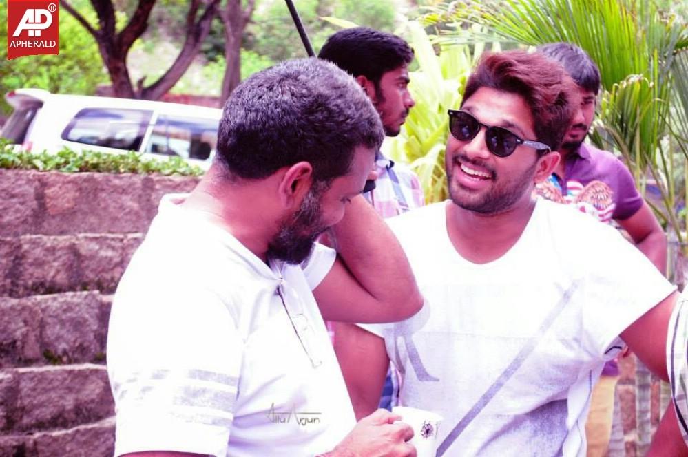 Allu Arjun I Am That Change Short Film Working Stills