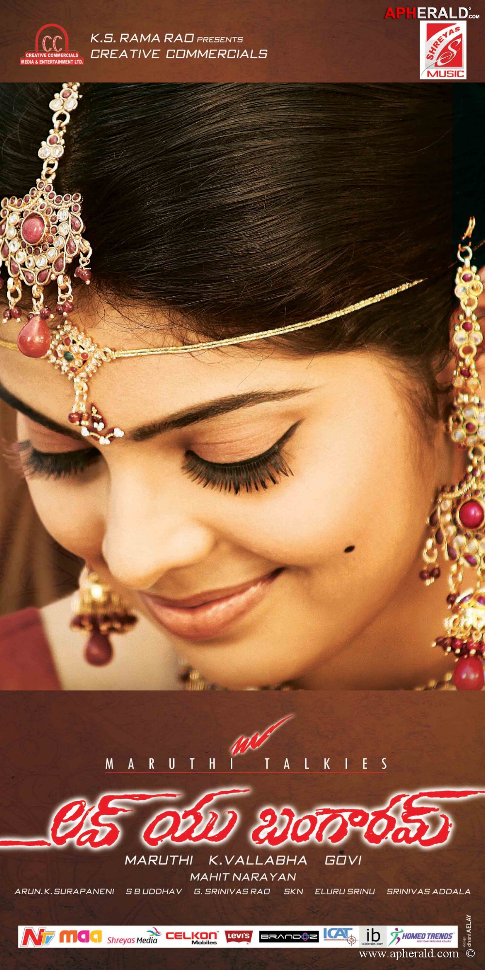 love you bangaram new posters
