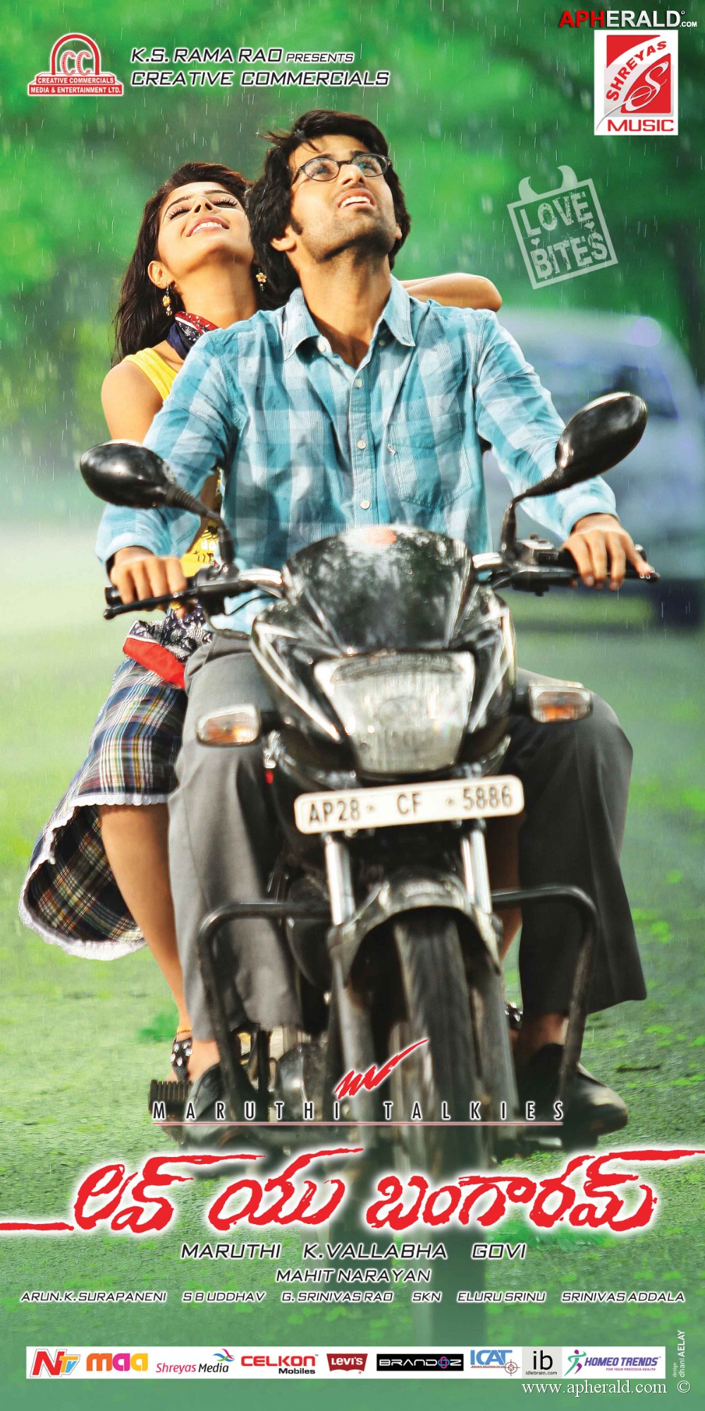 love you bangaram new posters