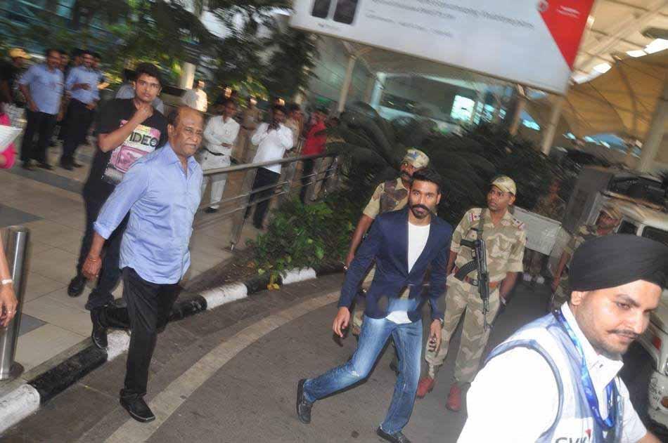Rajinikanth with Dhanush Photos