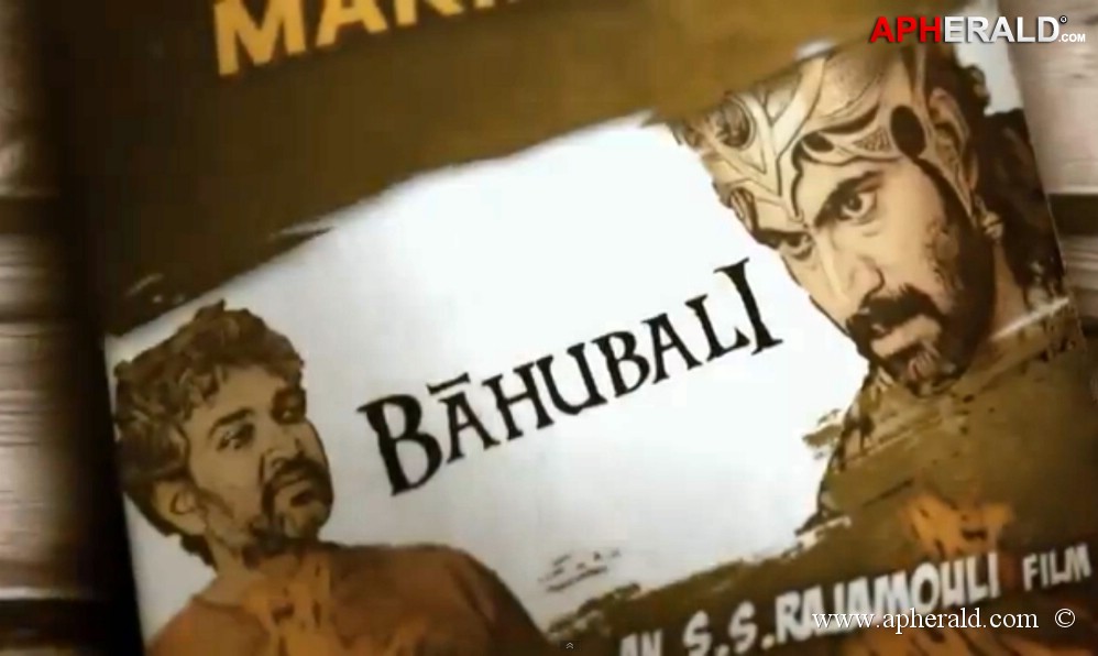 Rana Working Stills in Bahubali Movie