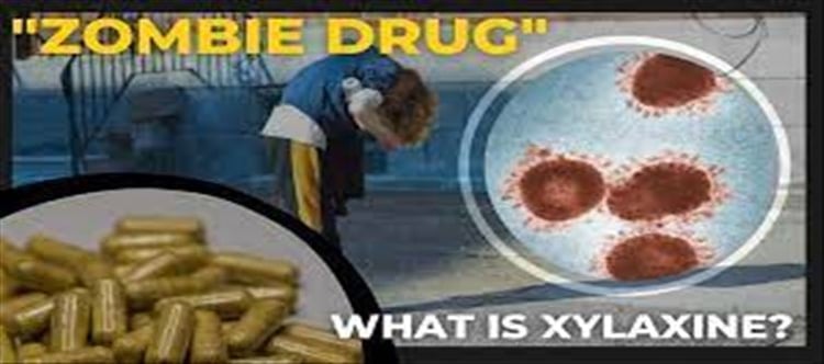 Drug turning Americans into zombies.. ? Rotting muscles..