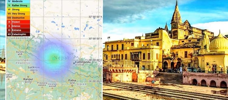 Earthquake of magnitude 3.6 strikes Ayodhya Uttar Pradesh