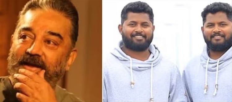 Kamal Haasan introduces stunt choreographers Anbariv as dir