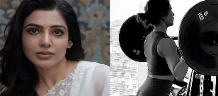 Samantha turns Beast mode on in the Gym as she enjoys heavy